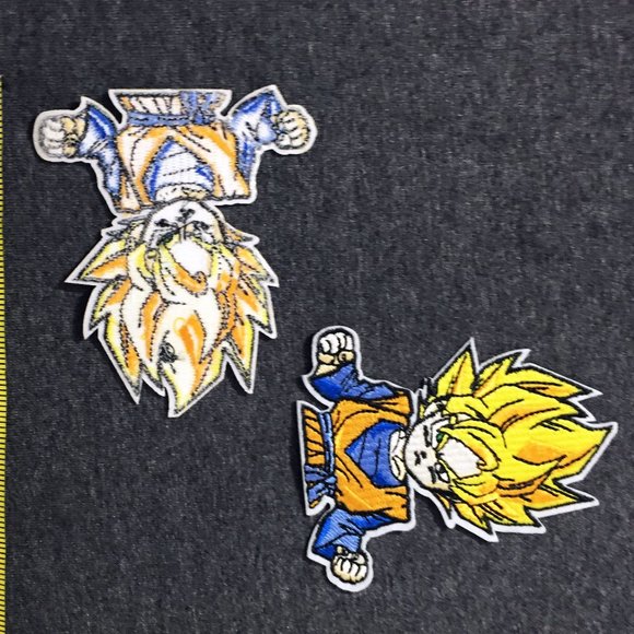 Accessories | 2 Dragon Ball Z Iron On Patches Dbz Badges Anime Goten ...